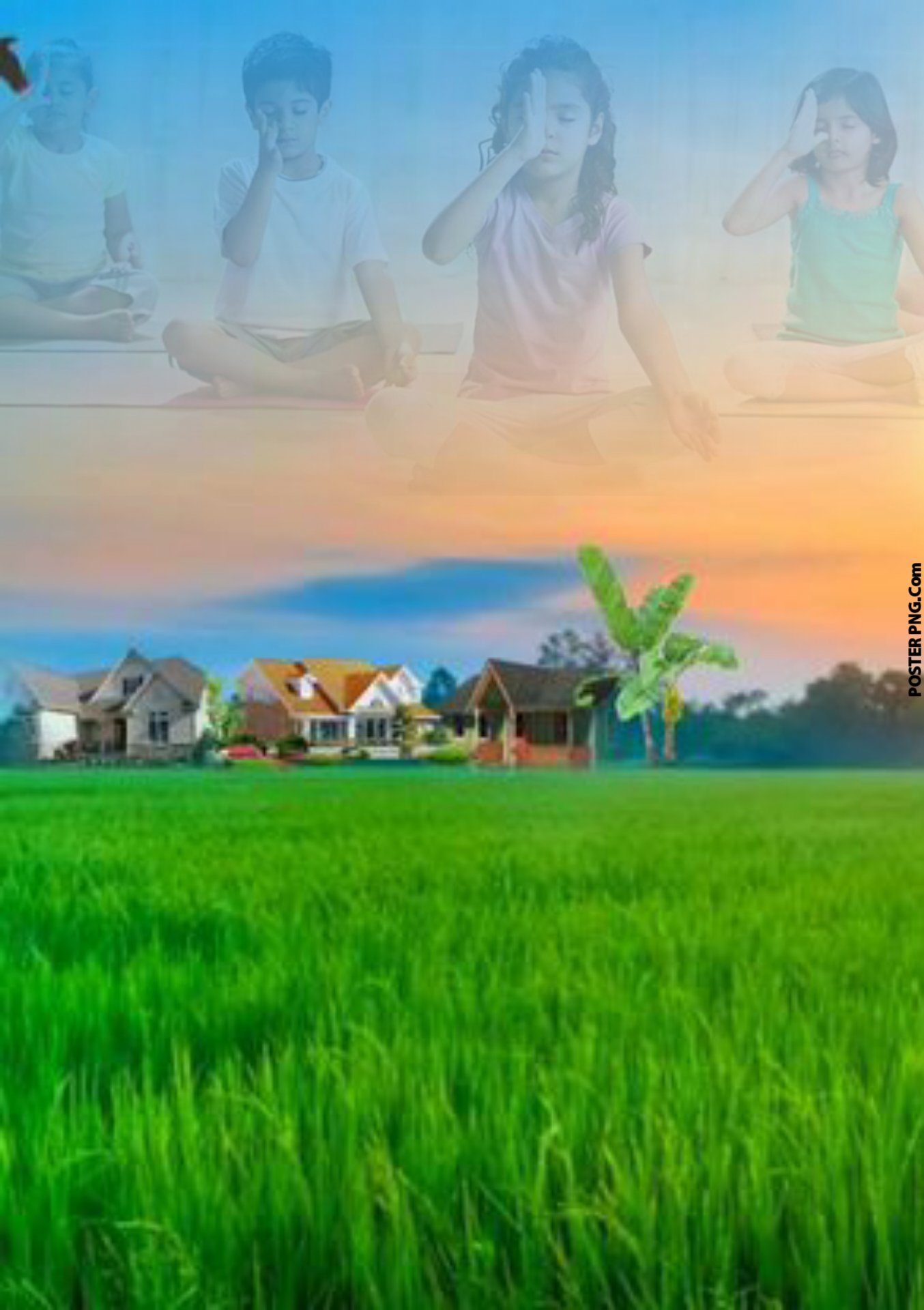 अंतर्राष्ट्रीय योग दिवस का पोस्टर कैसे बनाएं | 21 June yoga Divas ...